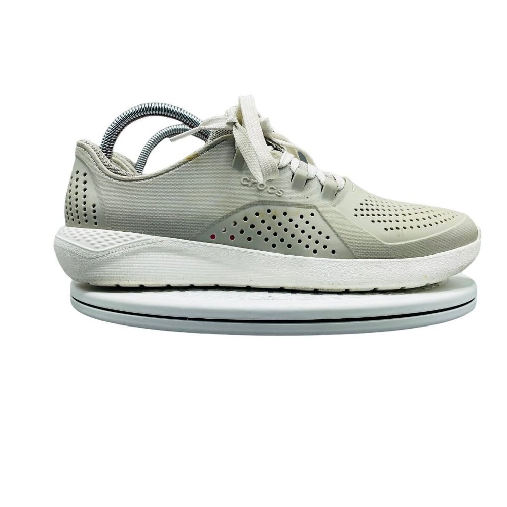Crocs Literide Pacer Athletic Shoes Gray Sneaker 11 - Gem
